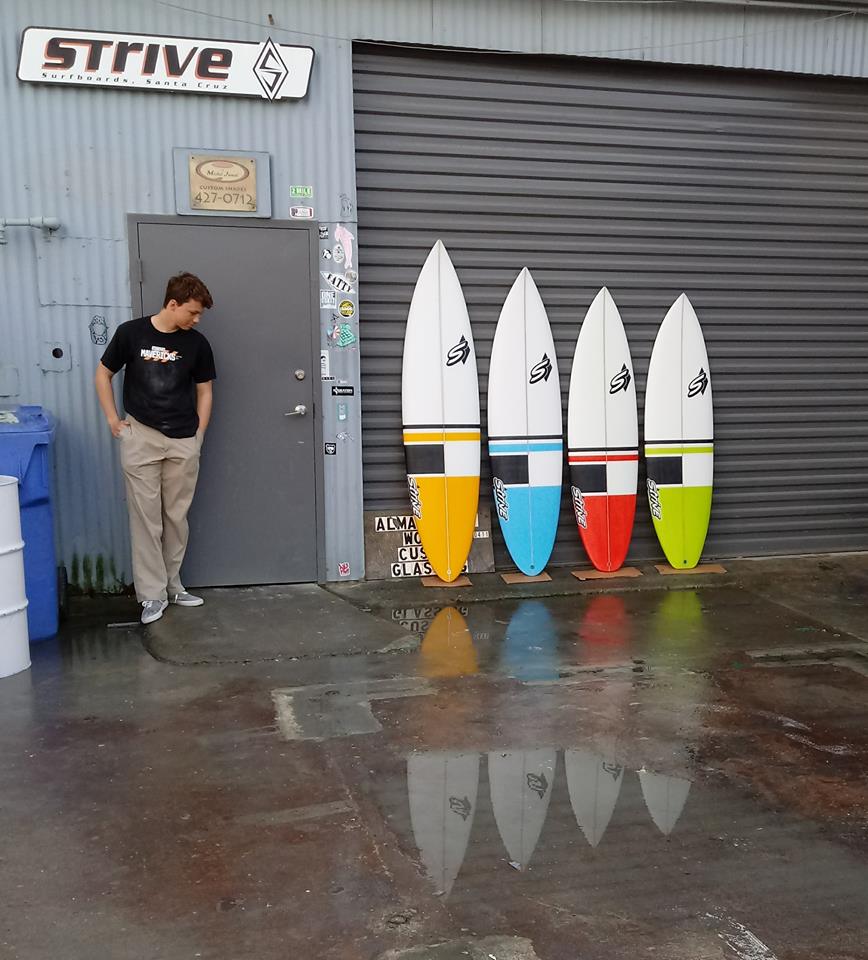 Strive Surfboards – Precision designed by Jon Henderson, Santa Cruz CA